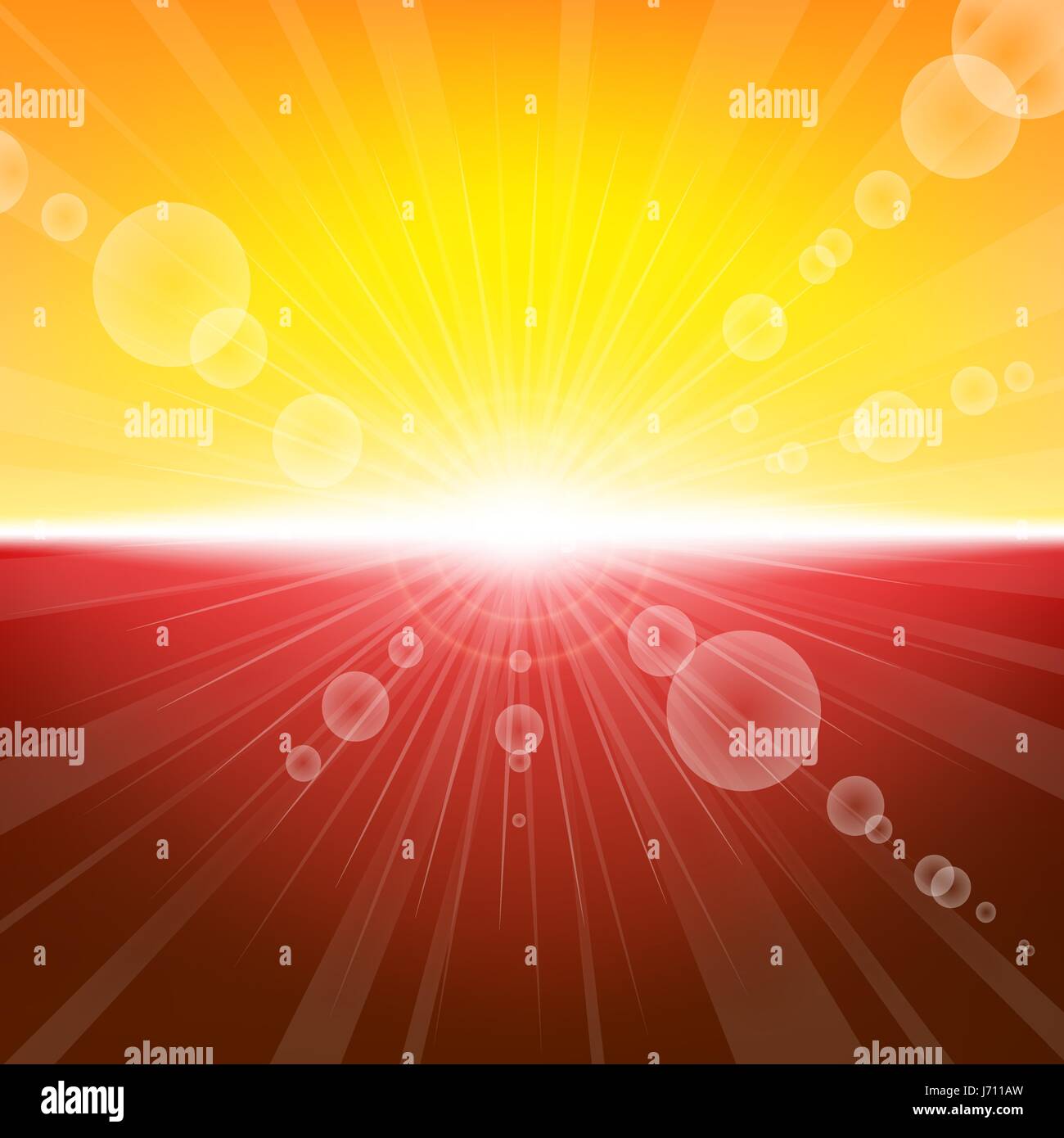 Glowing sunset Stock Vector Images - Alamy