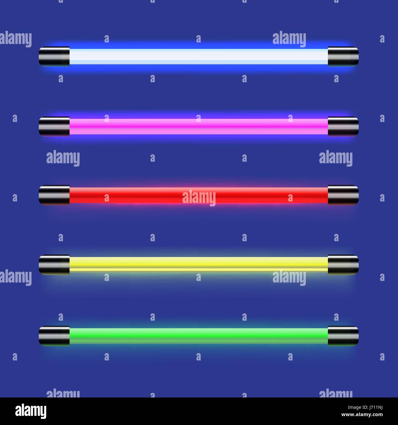 Blue green led lamps Stock Vector Images - Alamy