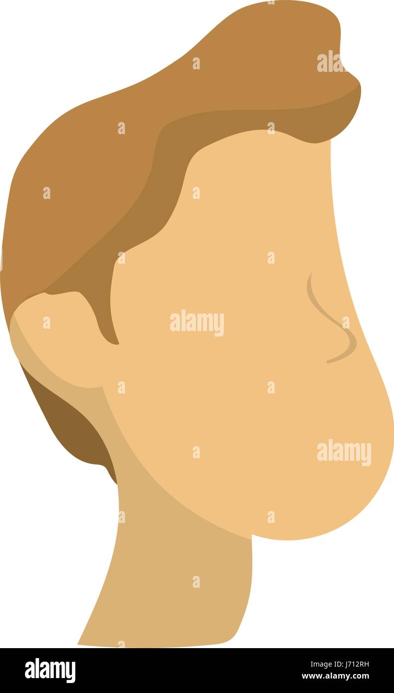 nice man face with haistyle Stock Vector Image & Art - Alamy