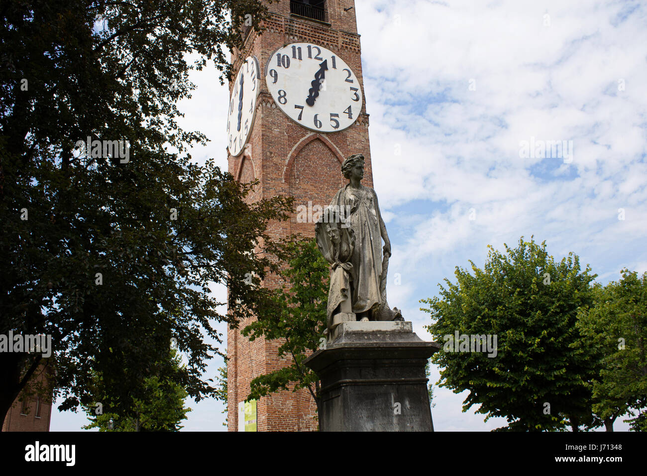Town of Mondovi, Piedmont, north of Italy: details of the historical ...
