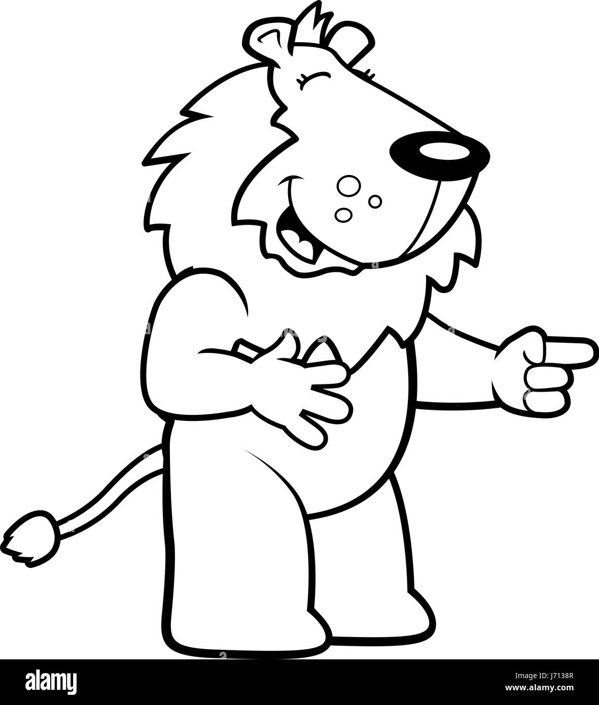 Lion Smiling Drawing