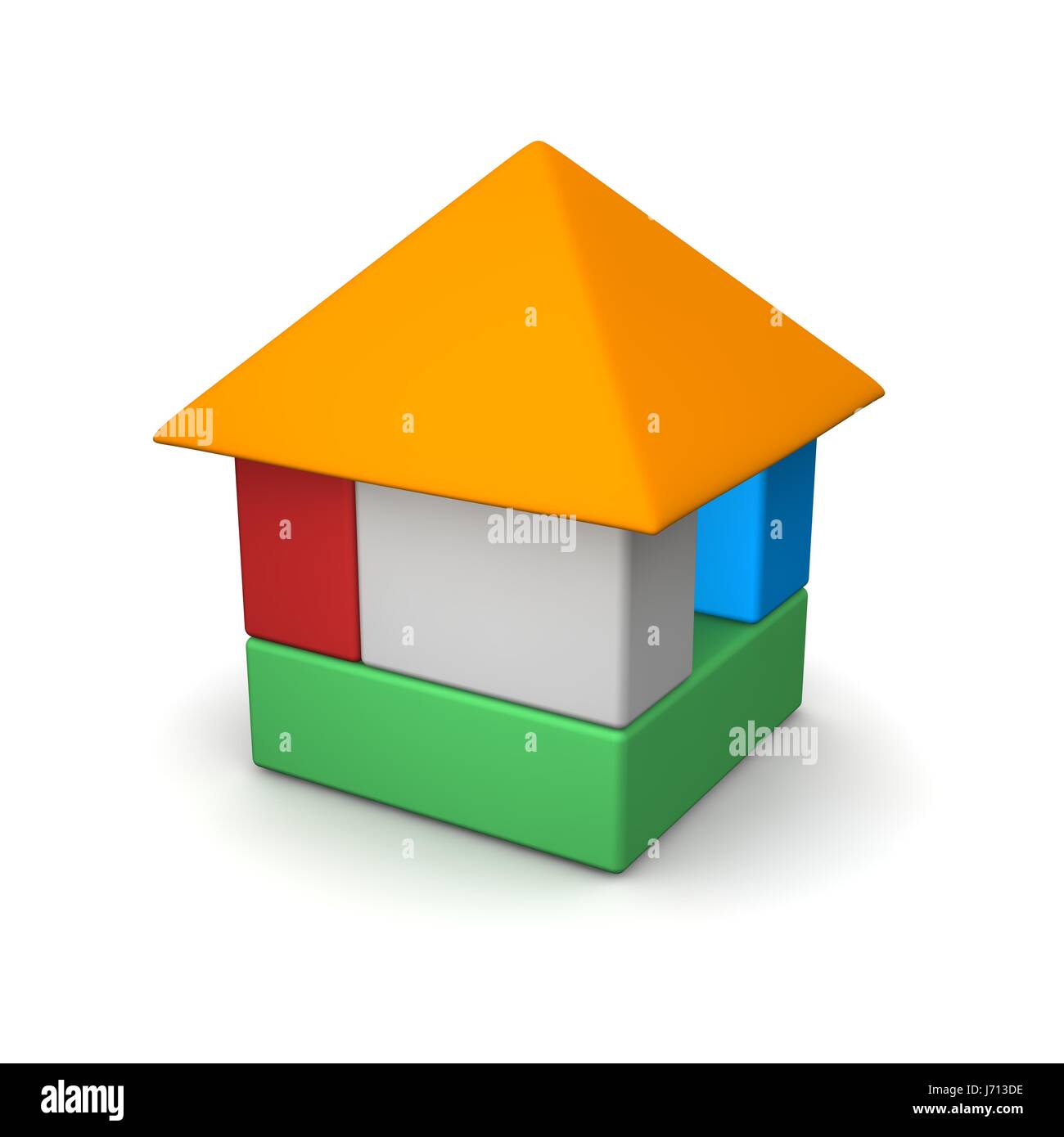 Grey rendered house hi-res stock photography and images - Alamy