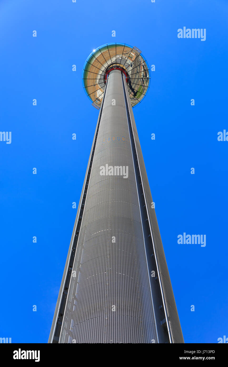 Brighton British Airways i360 observation tower on the seafront ...