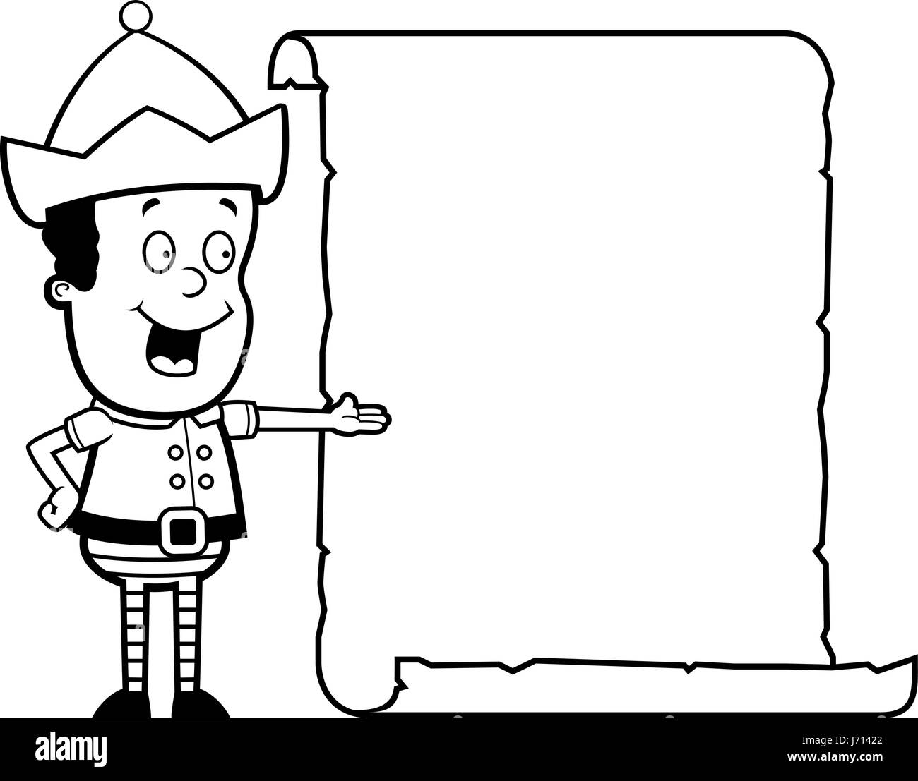 Kid have christmas list Stock Vector Images - Alamy