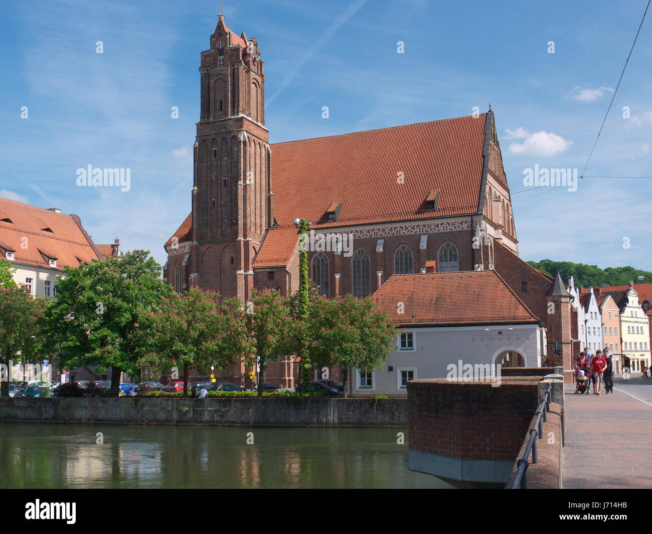 church old town bavaria church old town bavaria landshut quotheilig ...