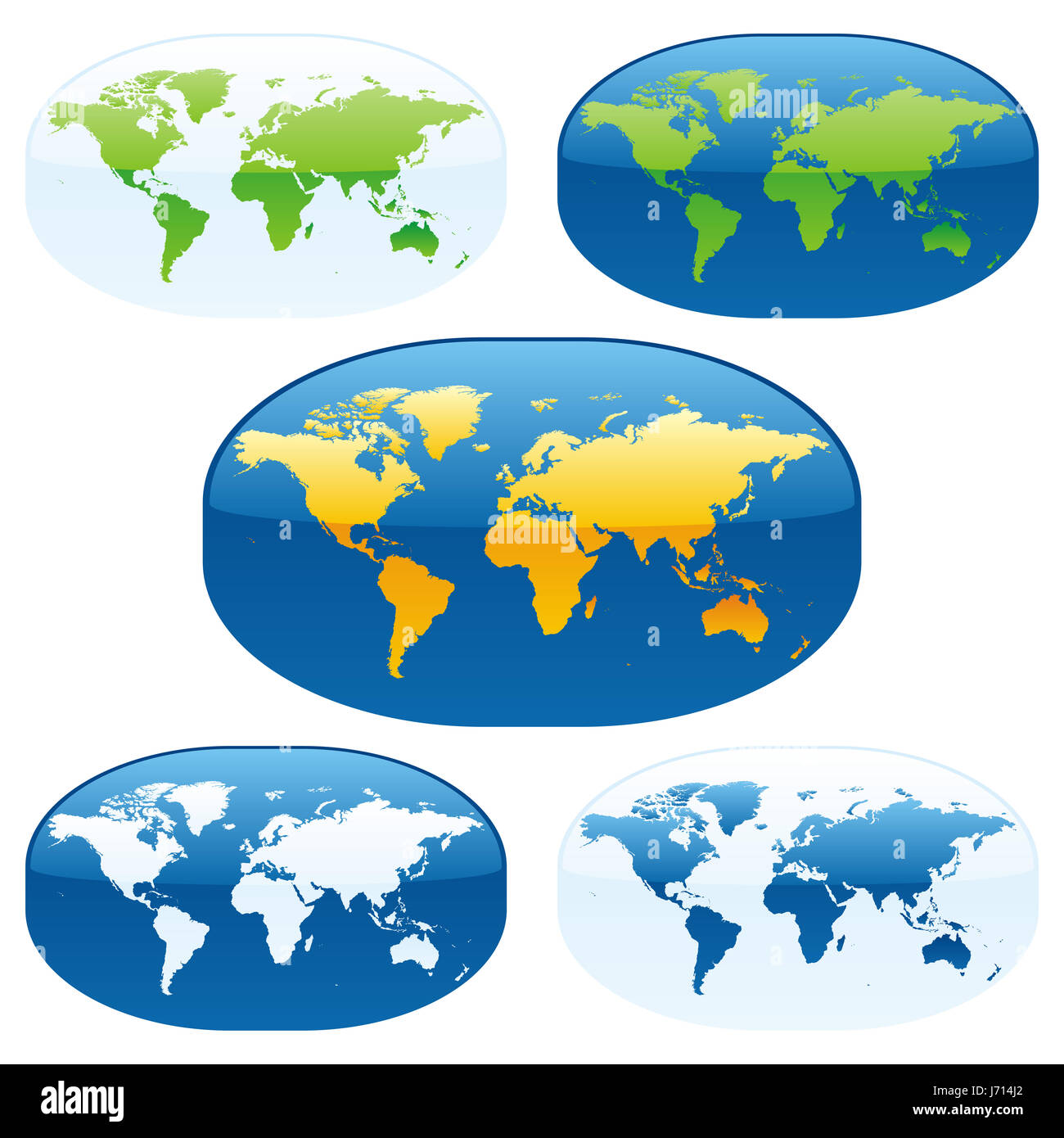 object isolated illustration globe planet earth world map atlas map of ...