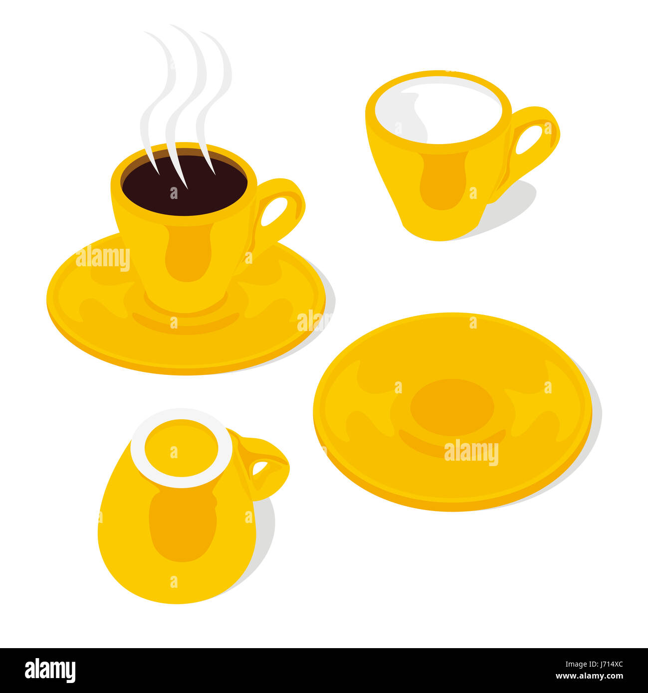 cup object isolated illustration espresso coffee cup object drink ...