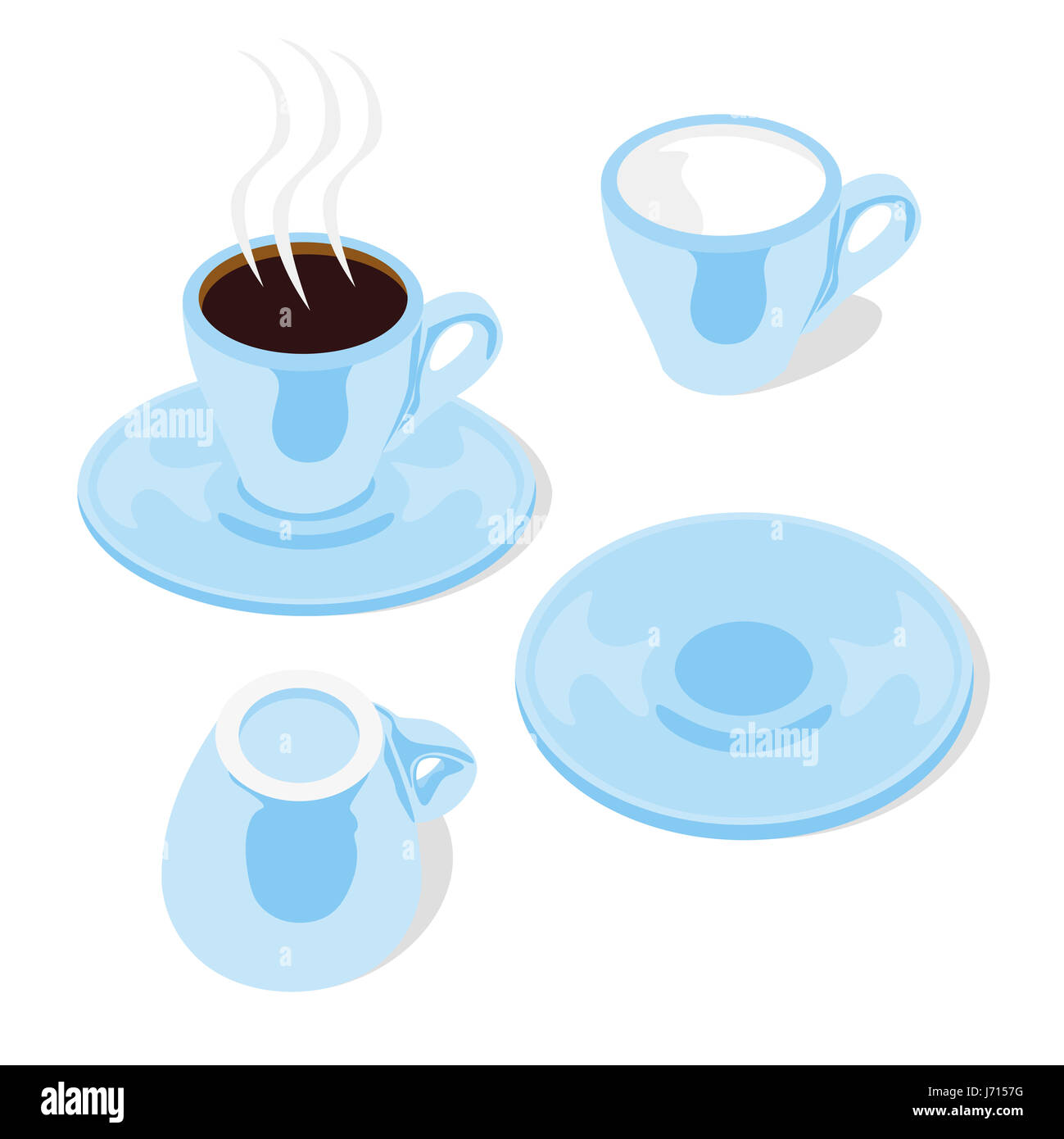 cup object isolated illustration espresso coffee cup object drink ...