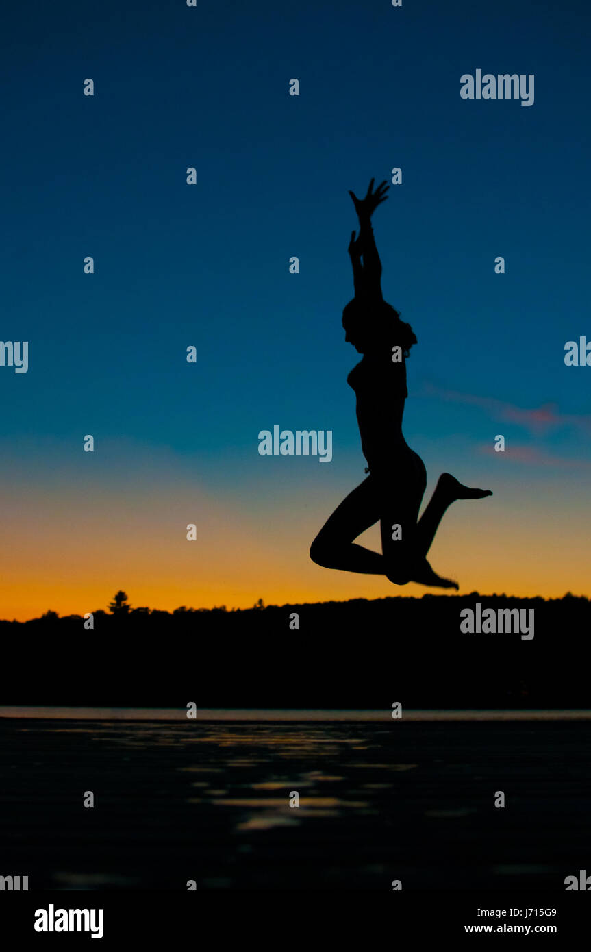 Jump off dock hi-res stock photography and images - Alamy