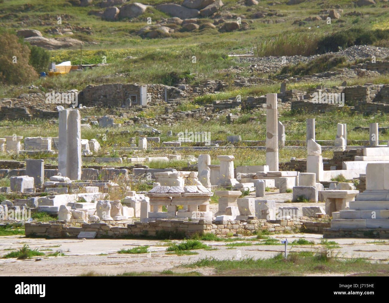 Archaeological Site of Delos, UNESCO World Heritage Site on Delos ...