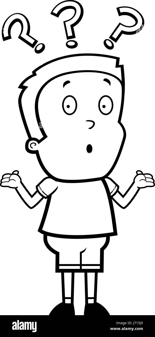 A cartoon boy with a confused expression Stock Vector Image & Art - Alamy A cartoon boy with a confused expression Stock Vector Image & Art - Alamy