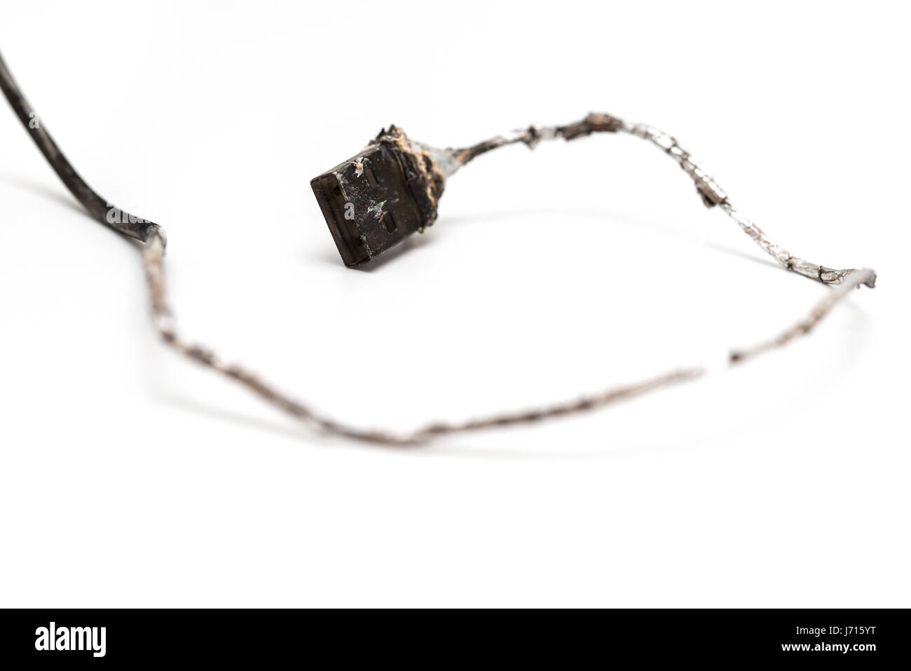 Burnt out cable hi-res stock photography and images - Alamy