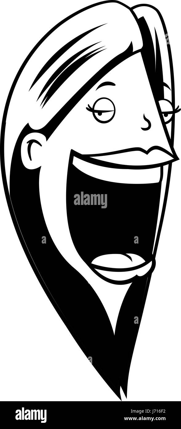 Mouth yell Black and White Stock Photos & Images - Alamy