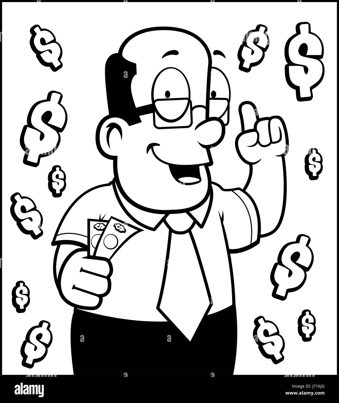 Cartoon man talking hi-res stock photography and images - Alamy