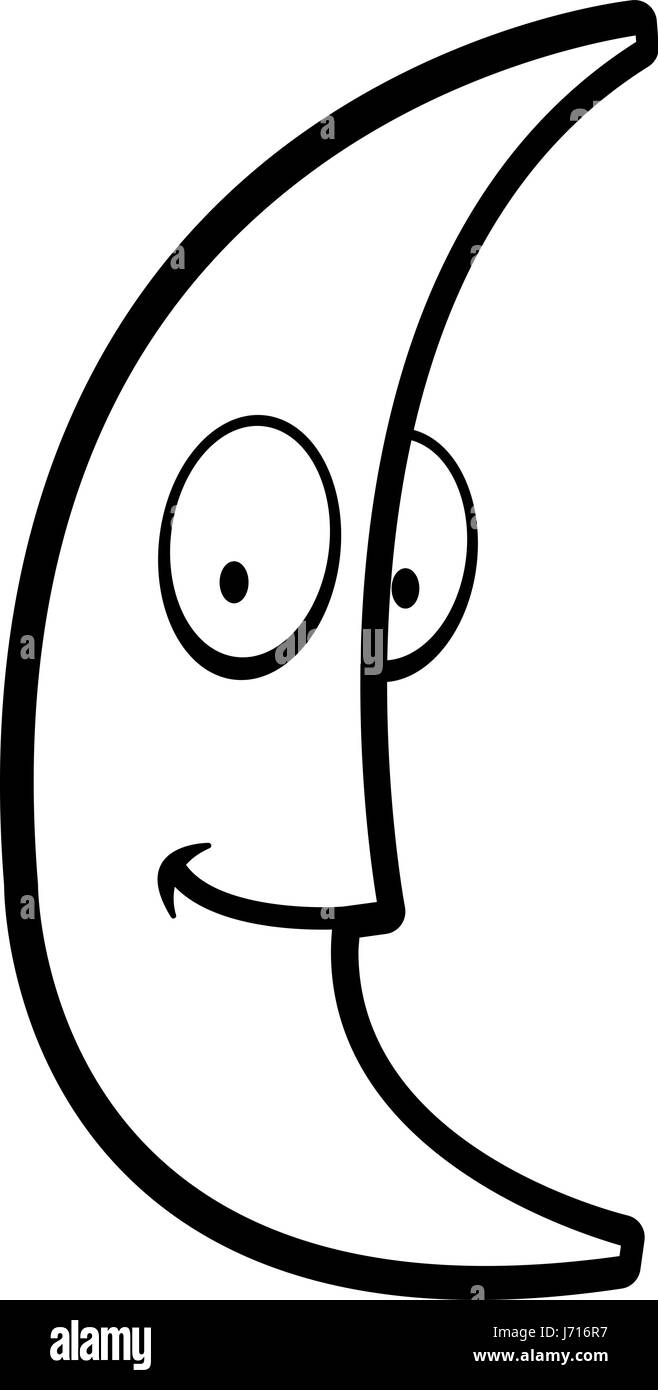 Smiling moon Black and White Stock Photos & Images - Alamy