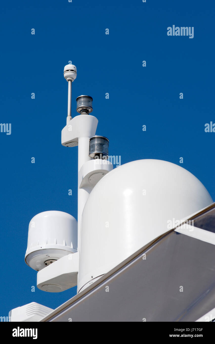 dome lights mast motorboat boat radar aerial white rowing boat sailing ...