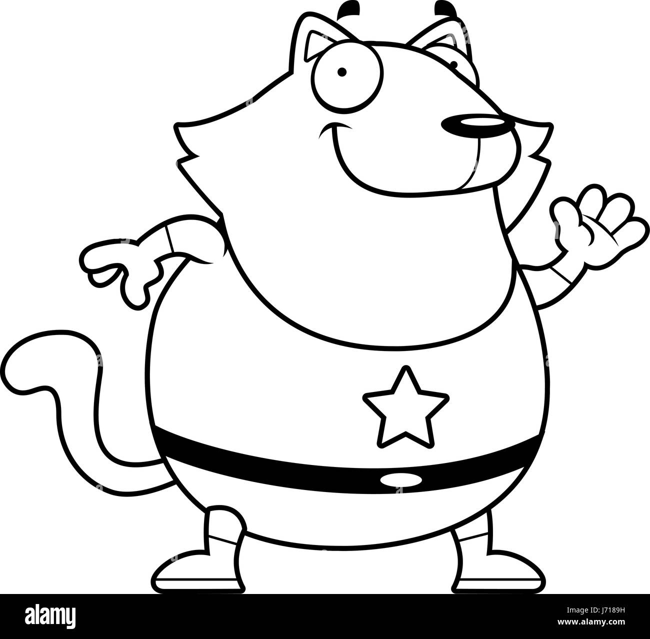 Superhero cat Black and White Stock Photos & Images - Alamy