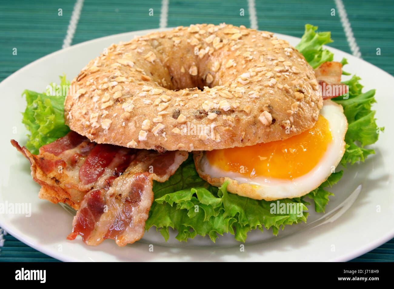 egg fastfood ham fried egg chives chive snack time egg roll kaiser ...