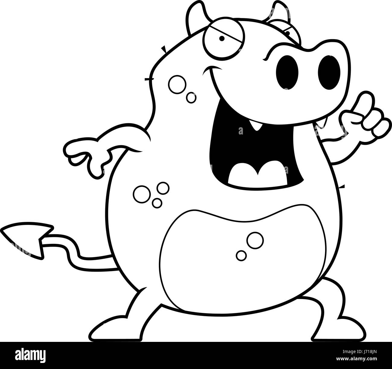 Demon red Black and White Stock Photos & Images - Alamy