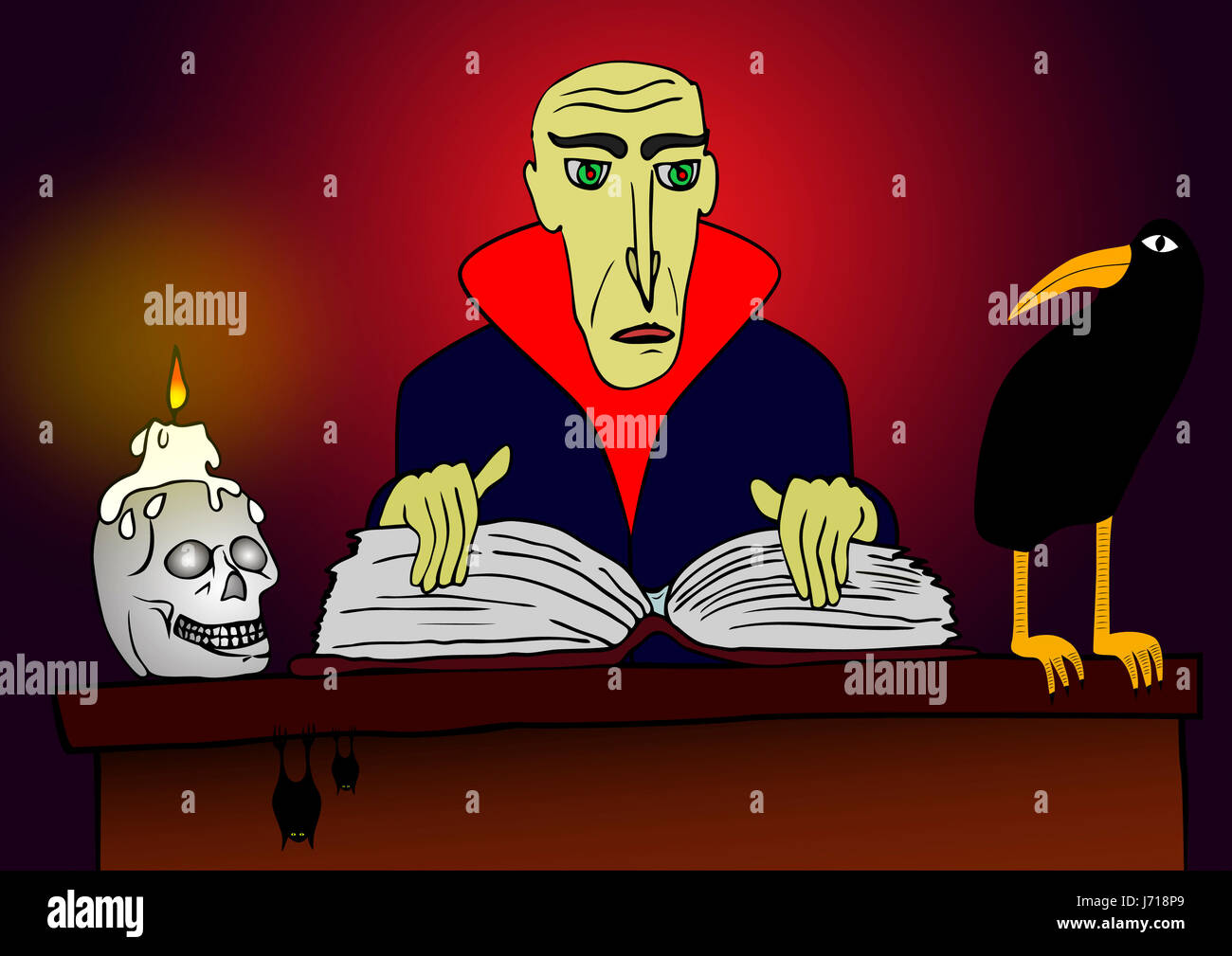 scary bad peccant wickedly evil halloween spooky magician magus ...