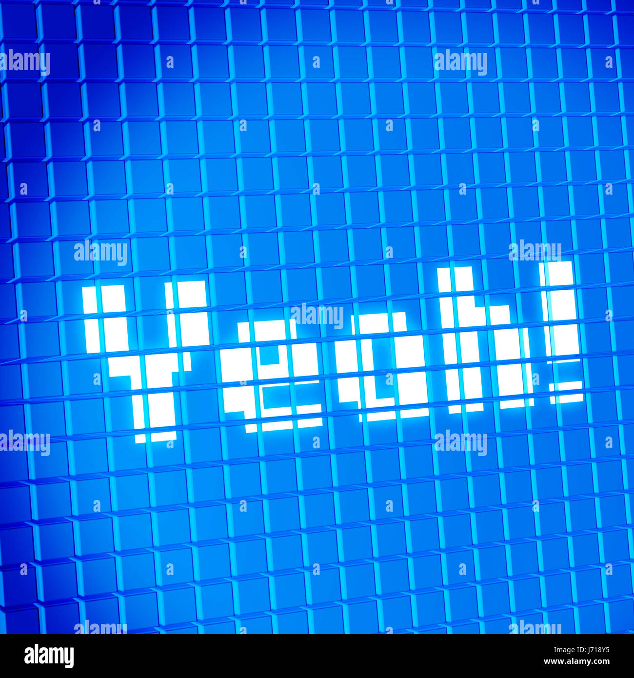 Pixel mesh hi-res stock photography and images - Alamy