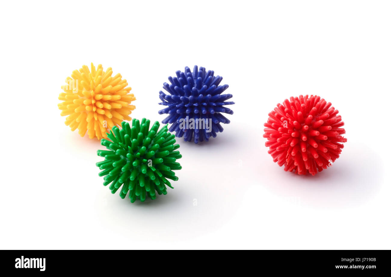 Set of balls for cats Stock Photo - Alamy