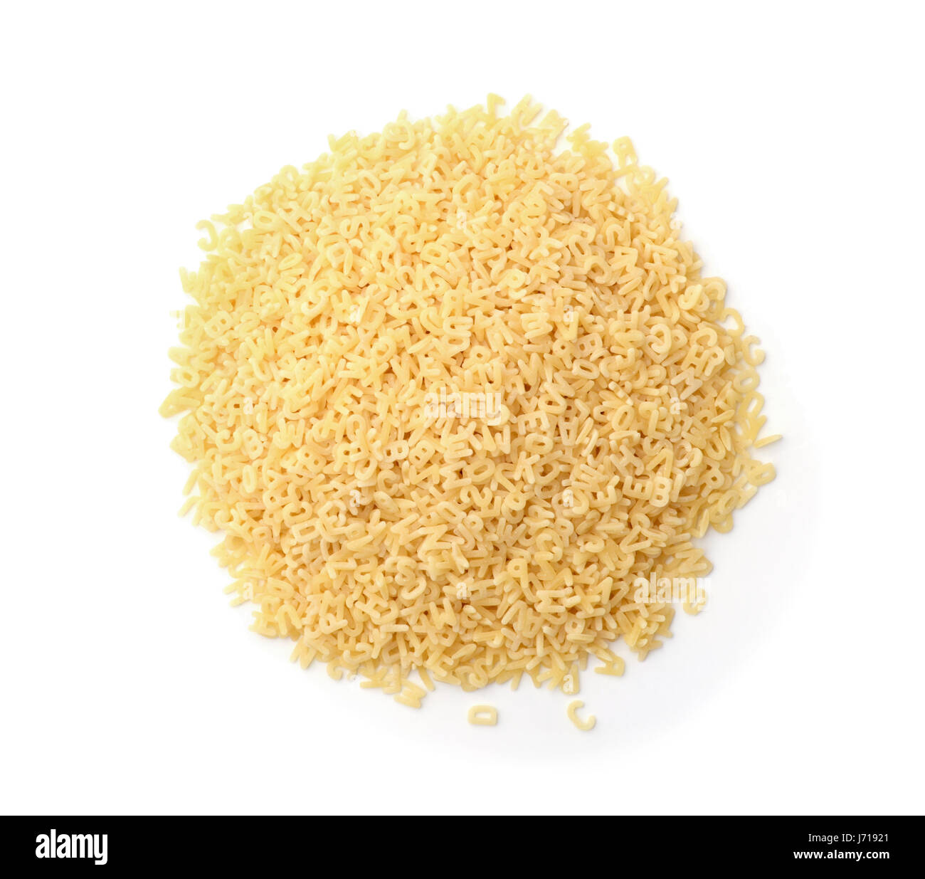 Pasta letters hi-res stock photography and images - Alamy