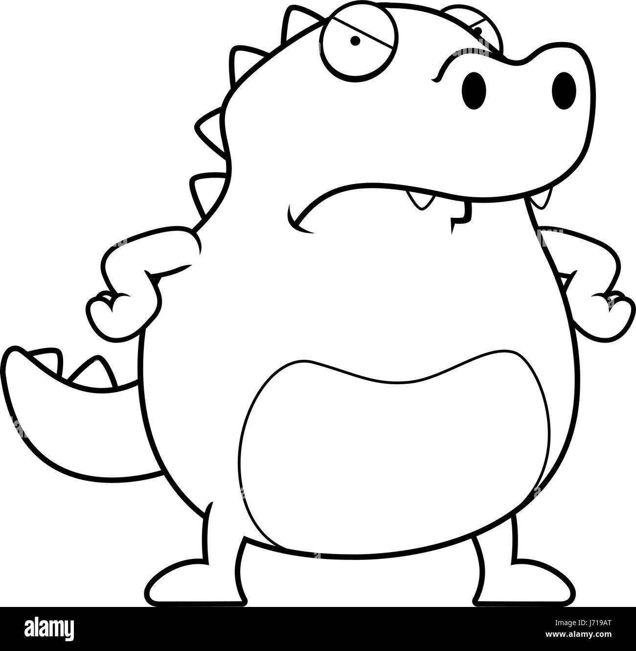 Lizard Standing Stock Vector Images - Alamy