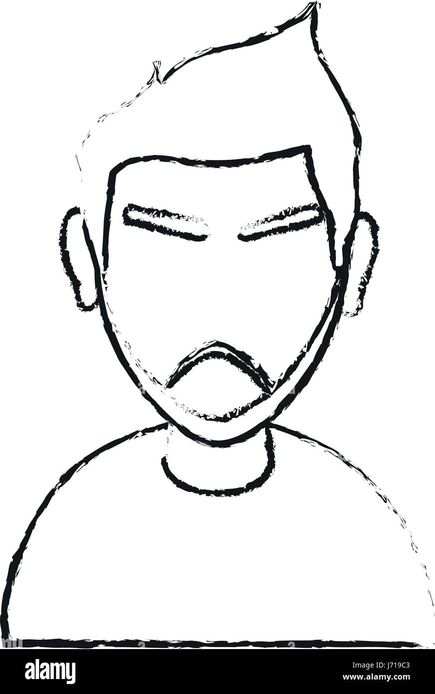 Color image cartoon faceless front hi-res stock photography and images ...