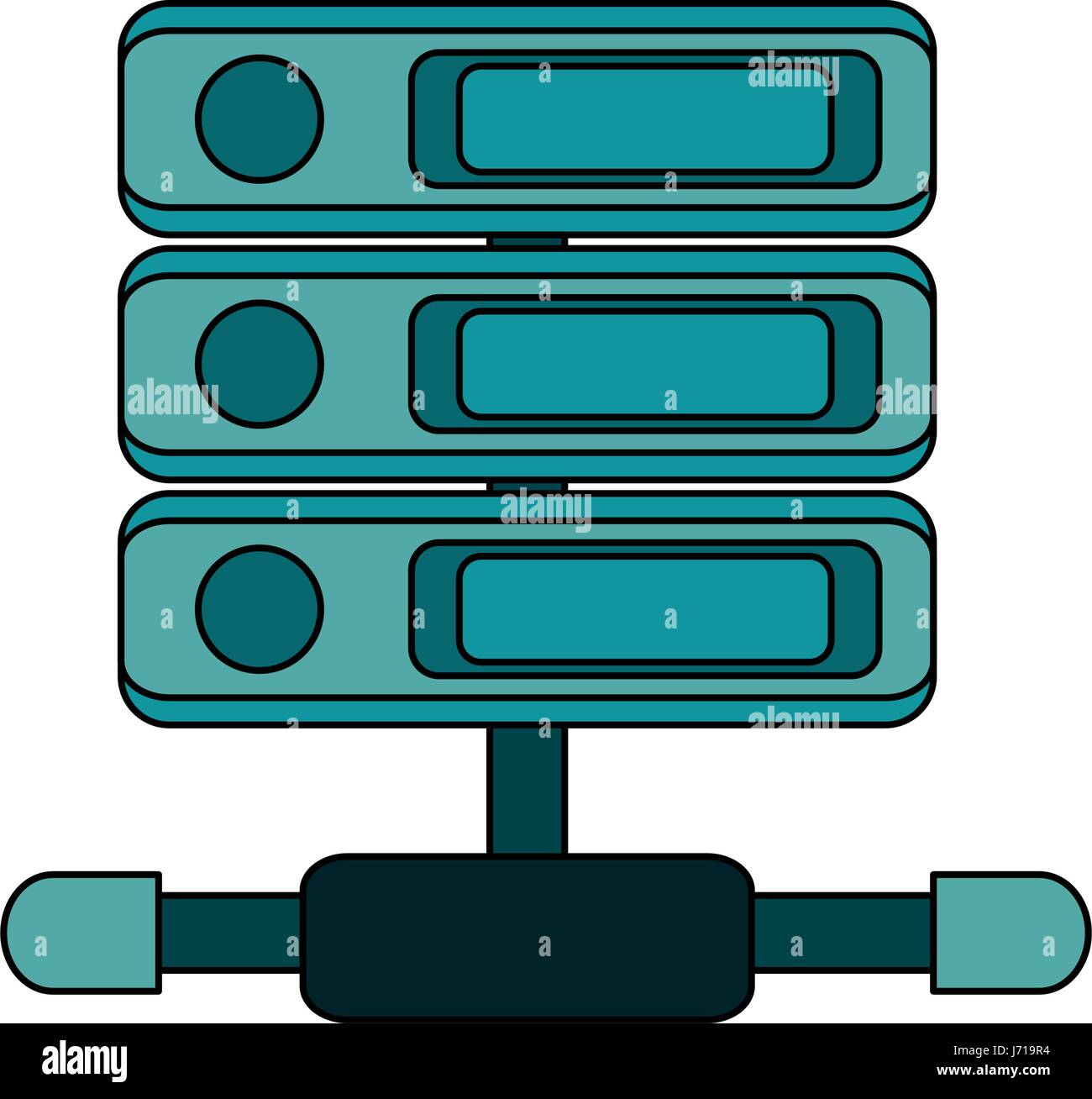 Power center digital networking Stock Vector Images - Alamy