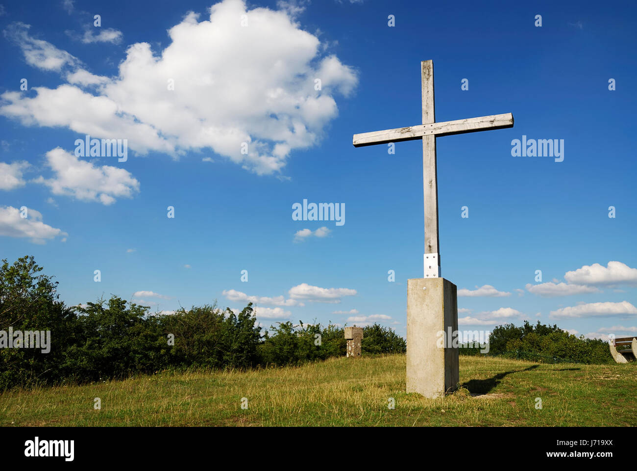 religion religious cross christian spiritual firmament sky pictogram ...