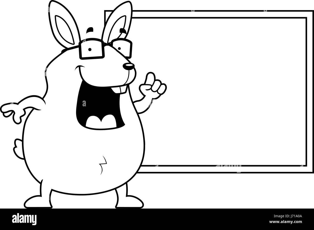 Teacher and blackboard and glasses Black and White Stock Photos ...