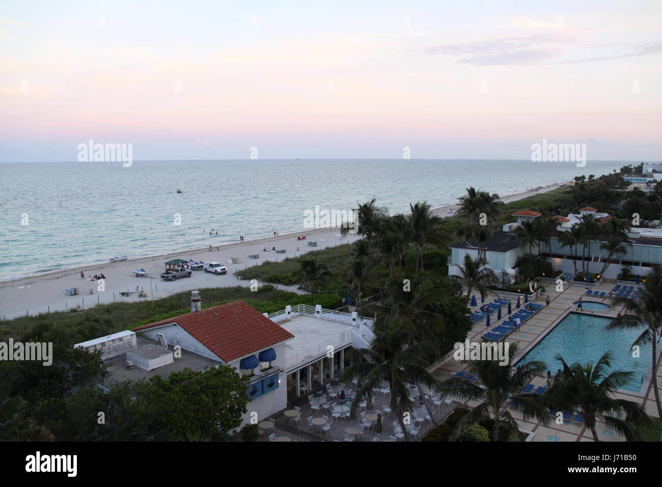 beach in miami beach Stock Photo - Alamy