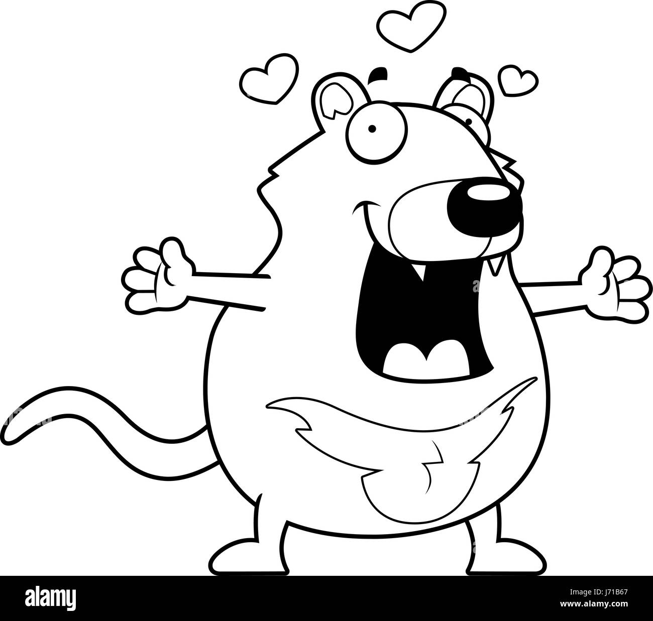 A cartoon Tasmanian devil ready to give a hug Stock Vector Image & Art ...