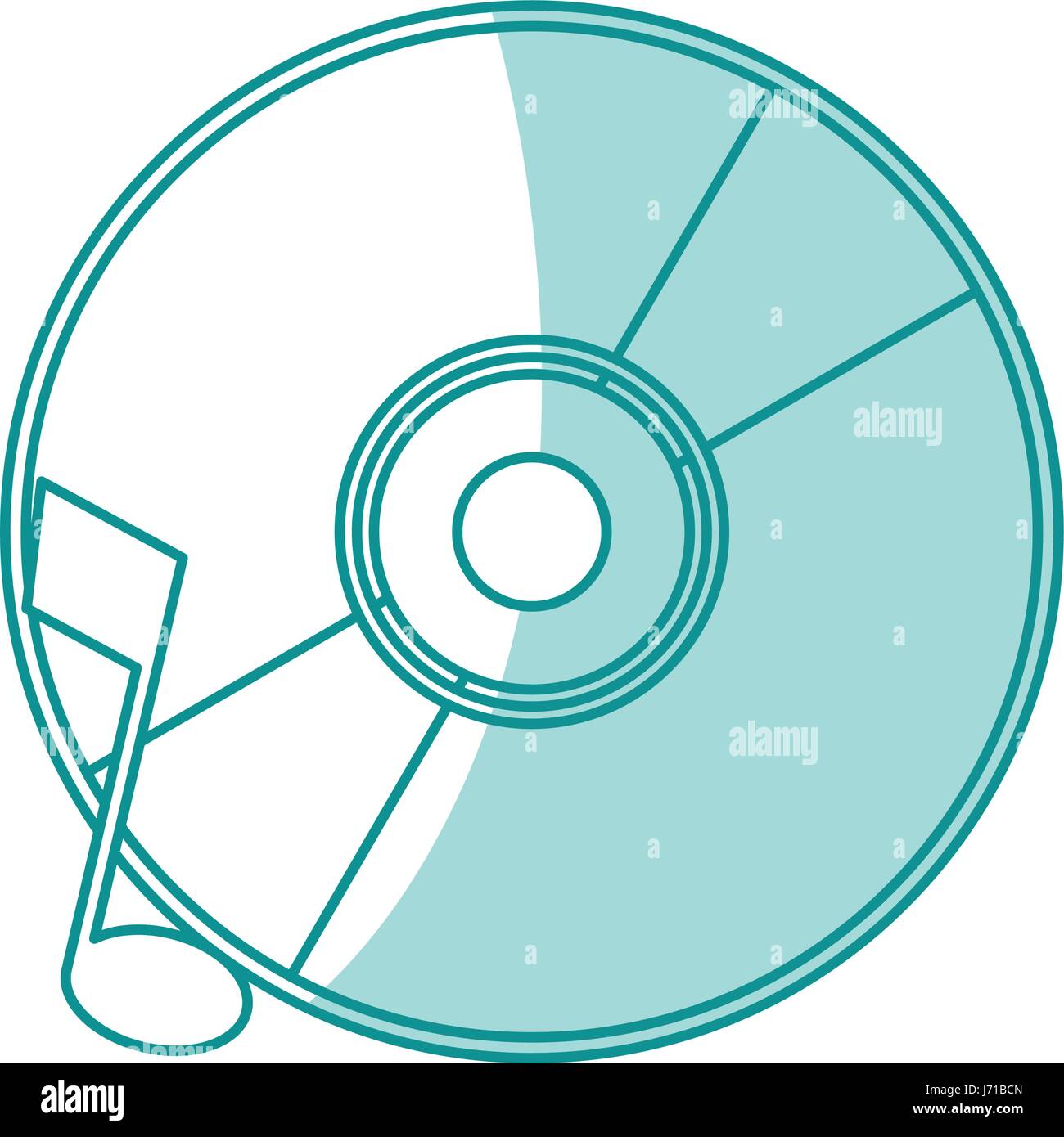 Round blue disc Stock Vector Images - Alamy