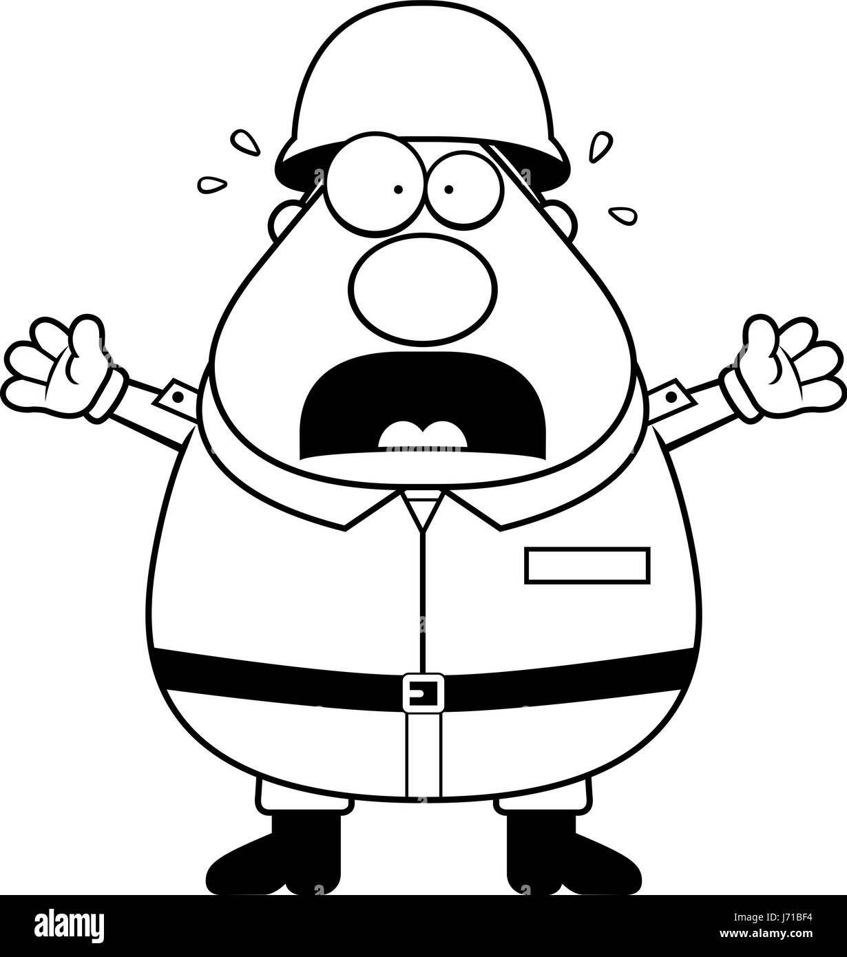 Frightened soldier hi-res stock photography and images - Alamy