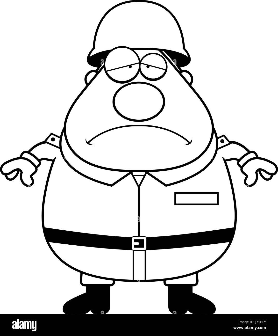 Soldier depressed Stock Vector Images - Alamy