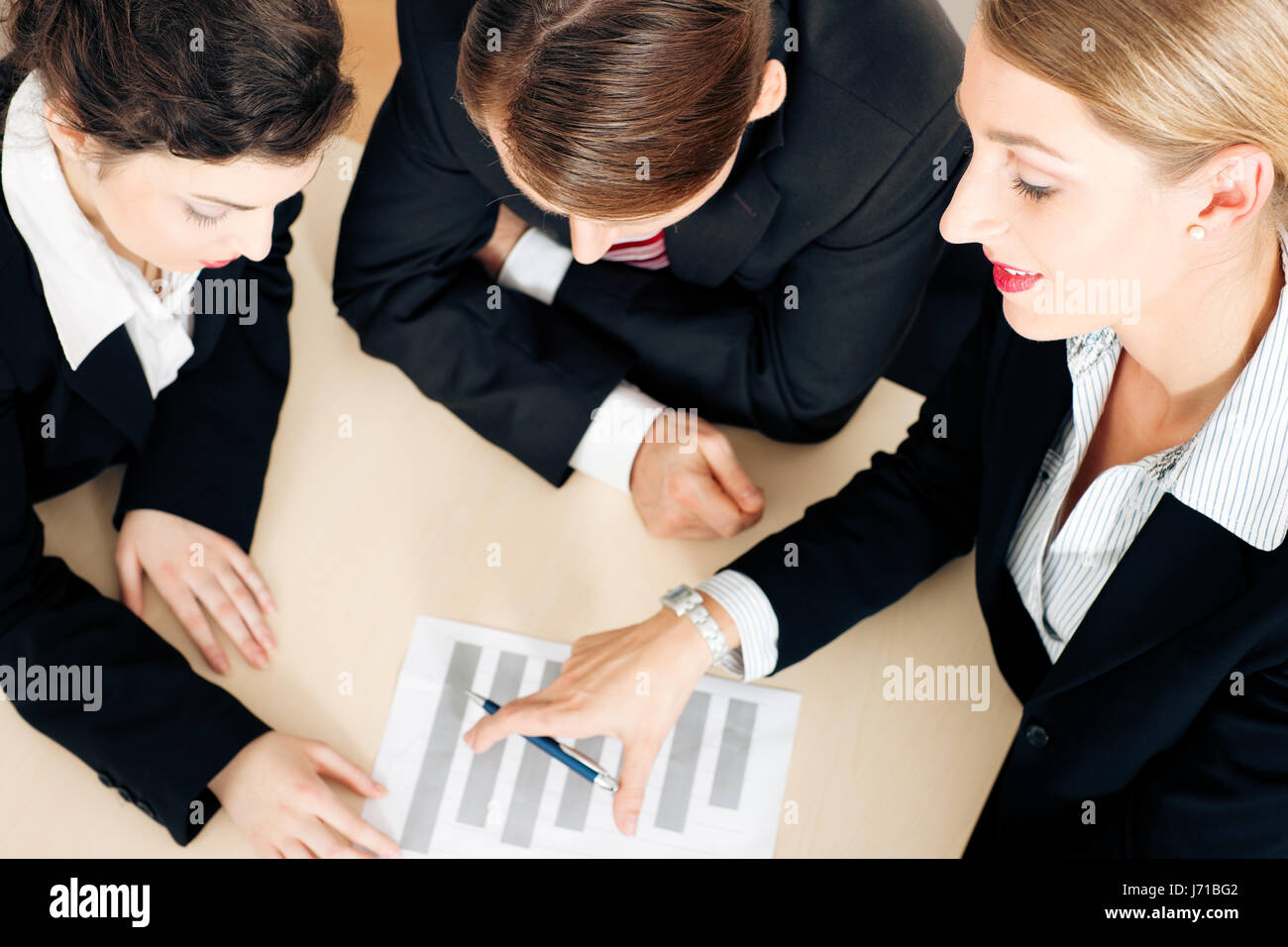 teamwork in the office Stock Photo - Alamy