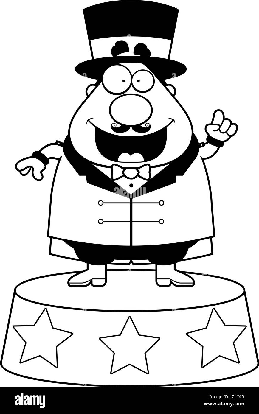 Announcing him Stock Vector Images - Alamy