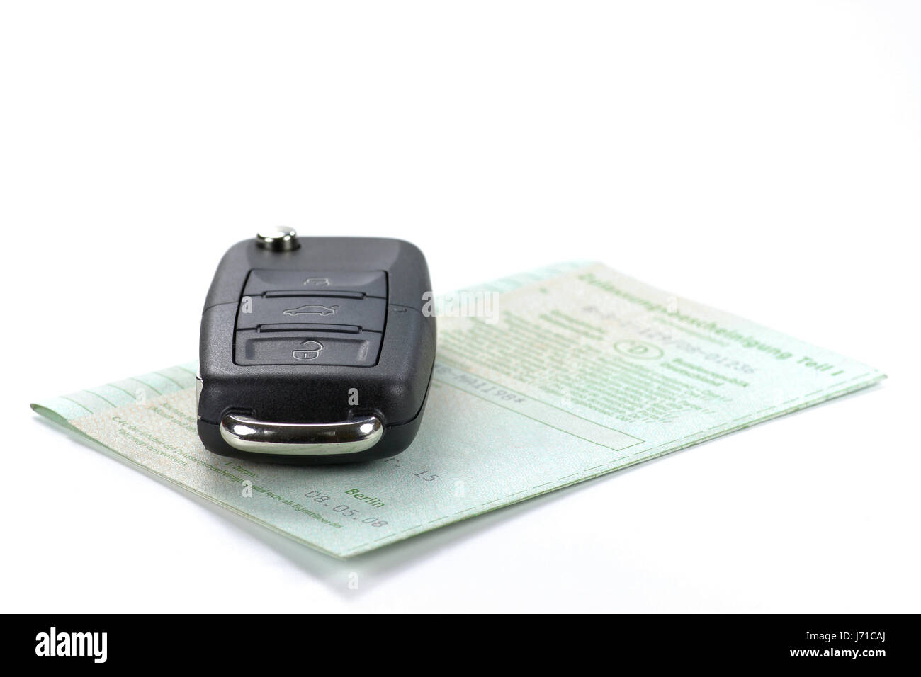 Vehicle registration certificate hi-res stock photography and images ...