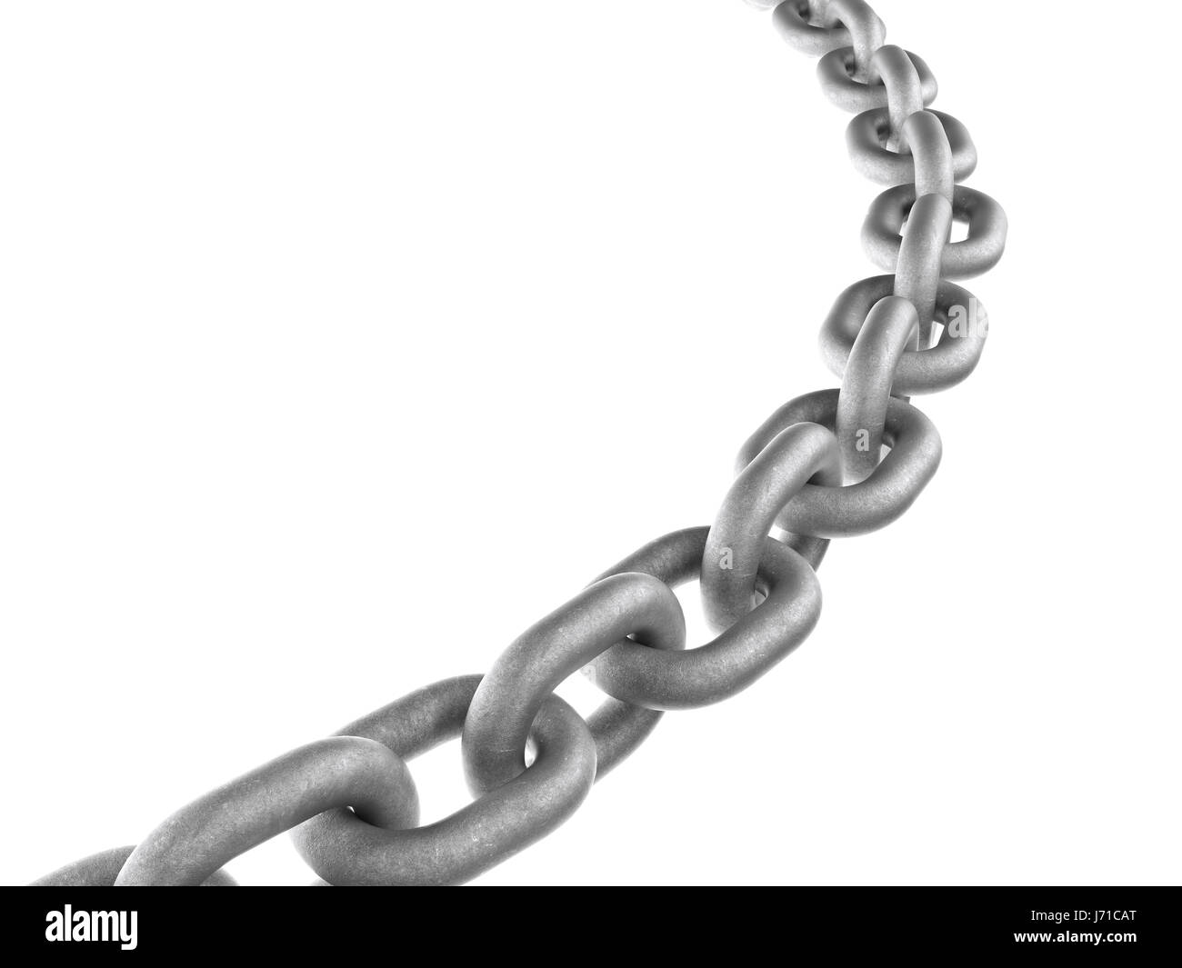 Chain isolated on a white background Stock Photo - Alamy