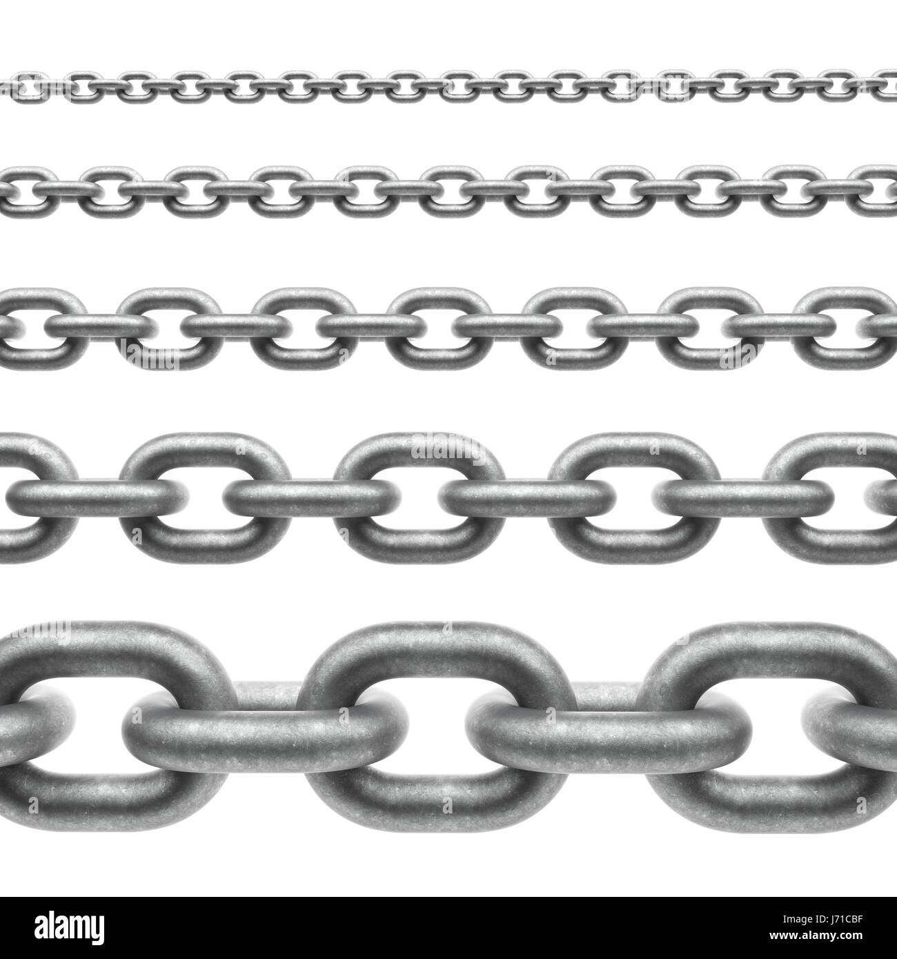 Chain isolated on a white background Stock Photo - Alamy