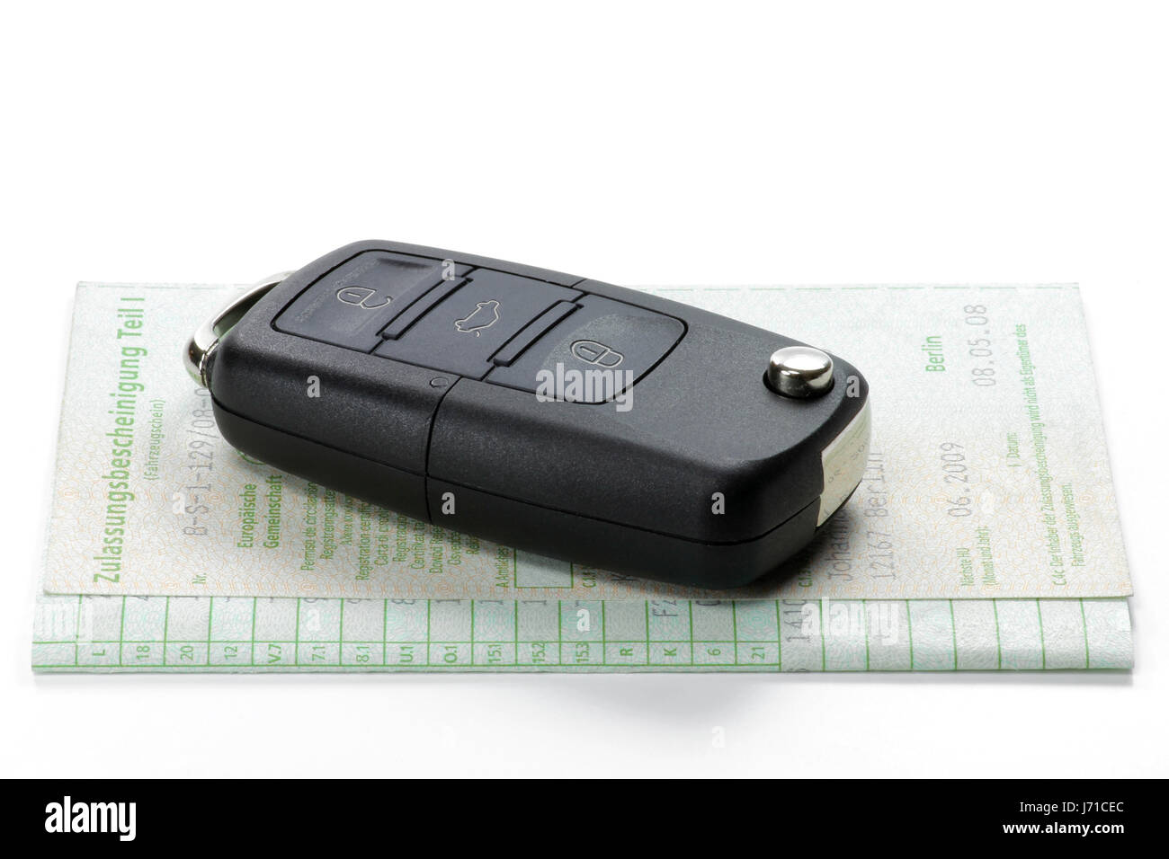 Vehicle registration certificate hi-res stock photography and images ...