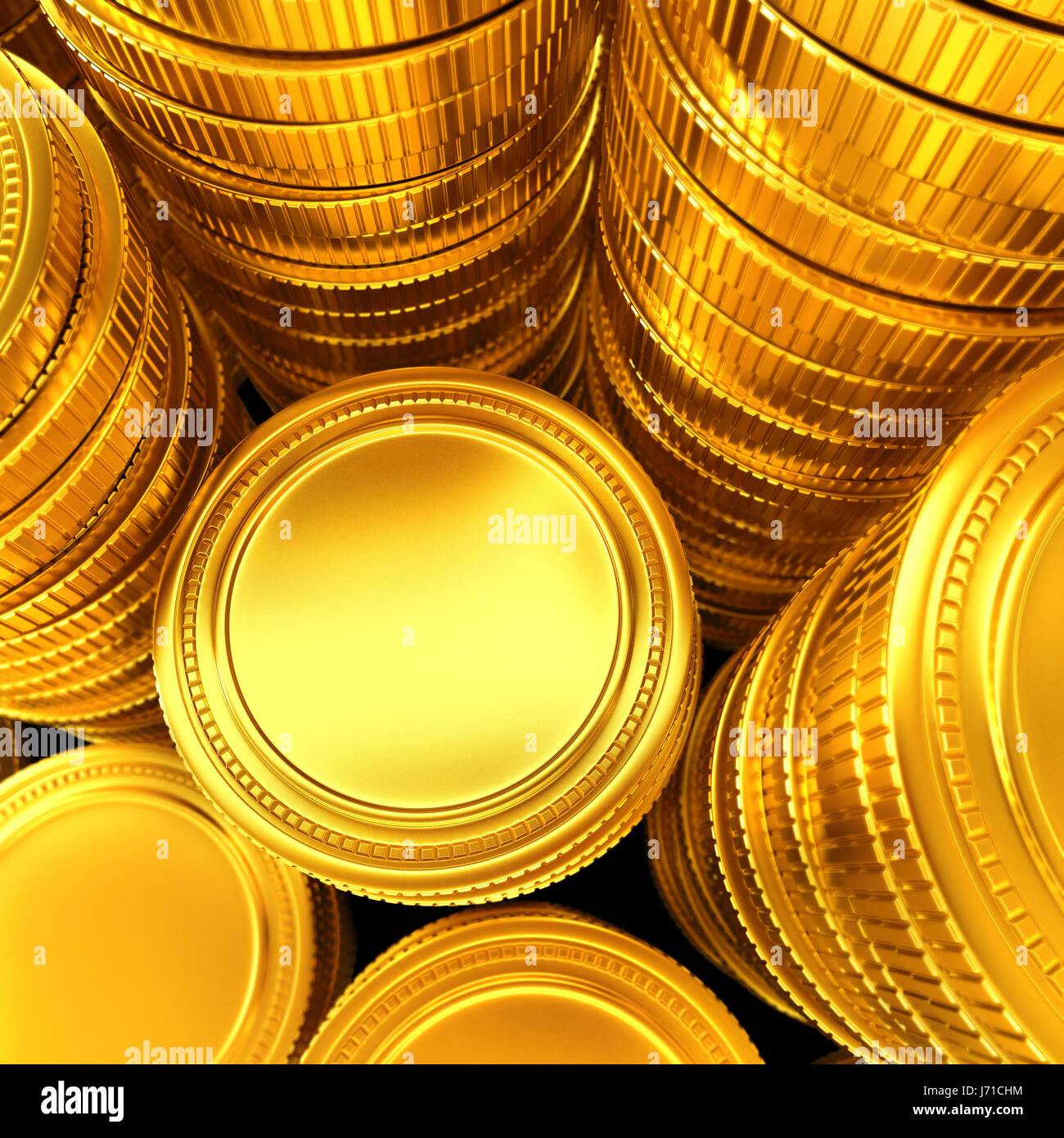 Gold coins background Stock Photo - Alamy