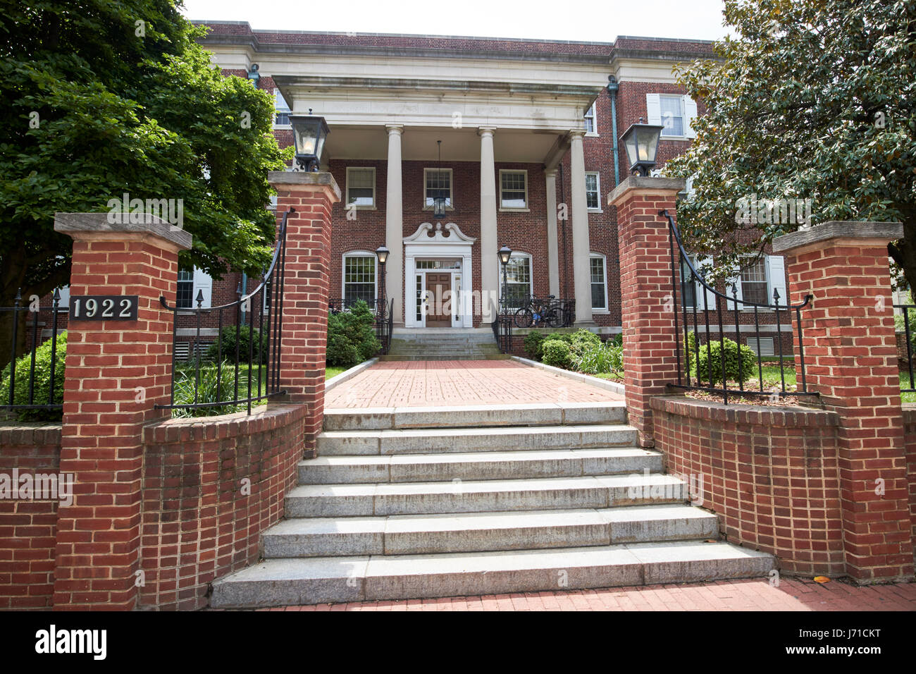 old main building george washington university Washington DC USA Stock ...