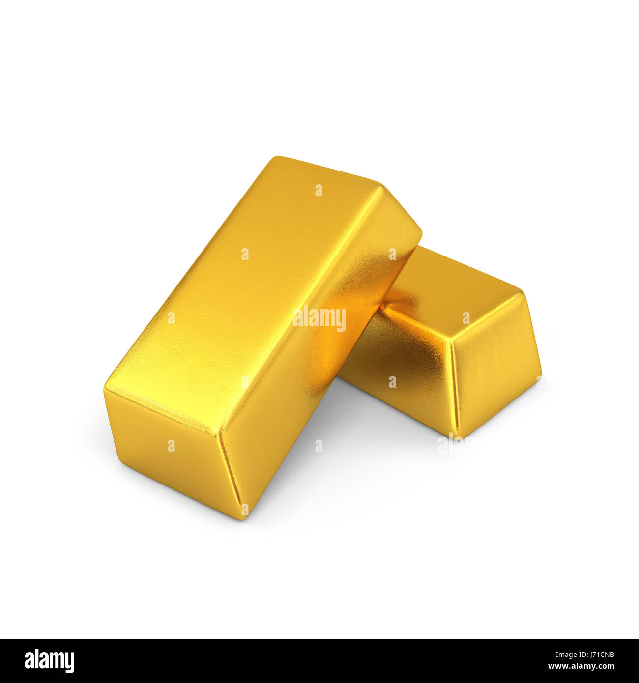 Gold bars isolated on white background Stock Photo - Alamy