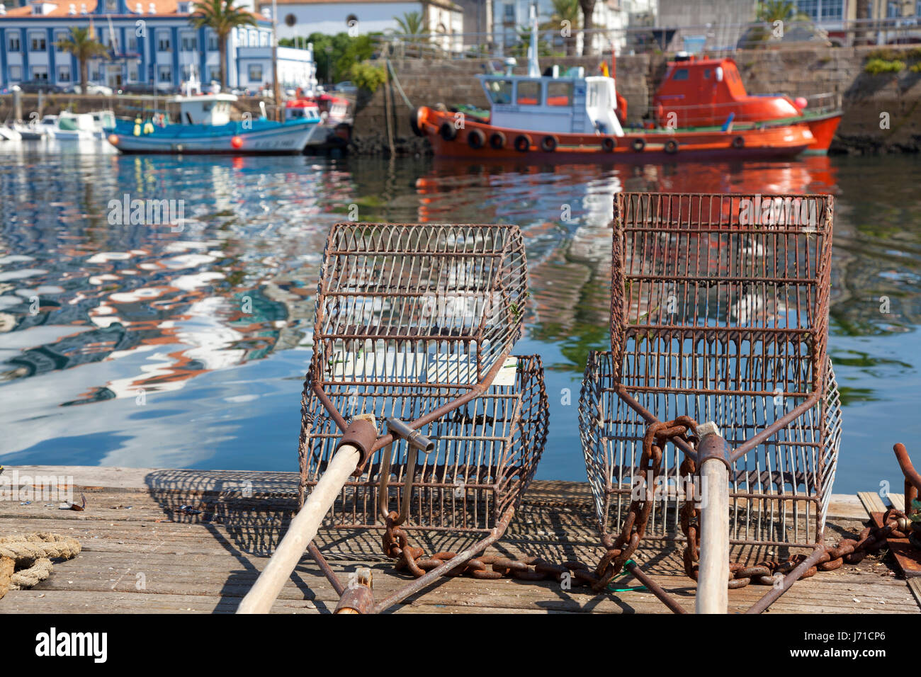 spain port galicia city town colour ships sailing boat sailboat rowing ...