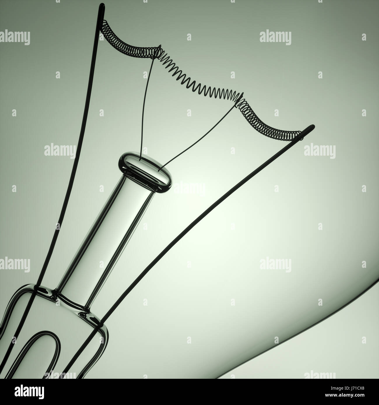 Light bulb on studio background Stock Photo - Alamy