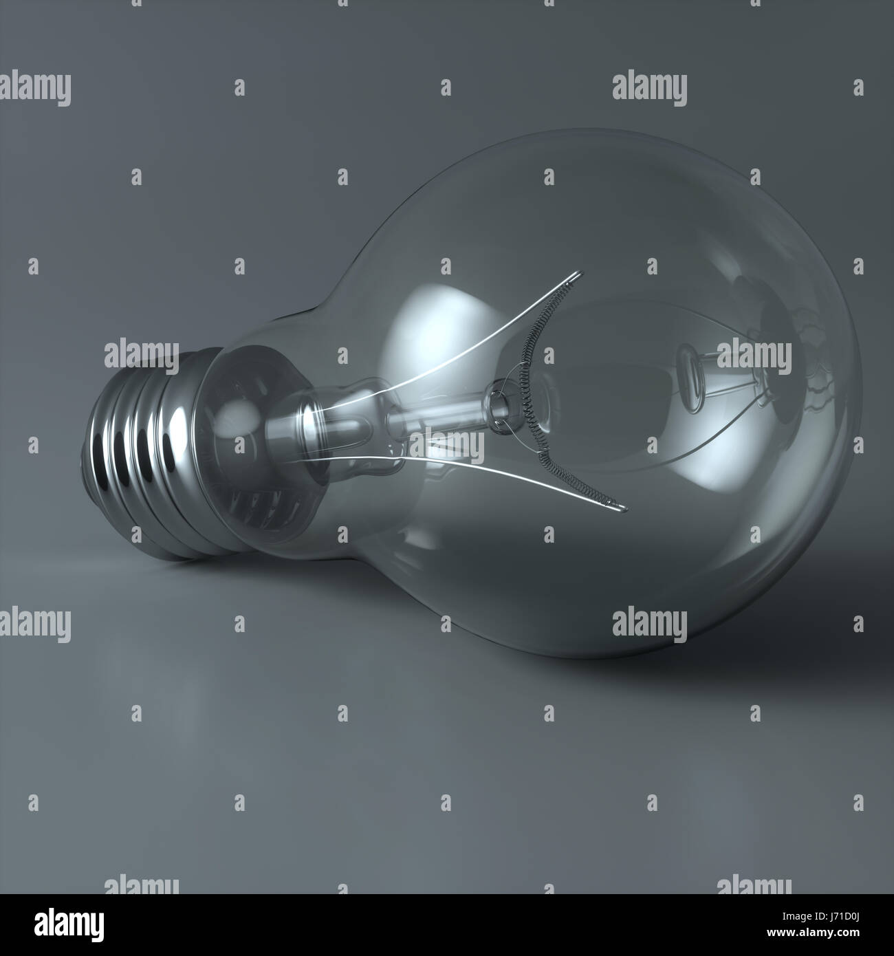 Light bulb on studio background Stock Photo - Alamy