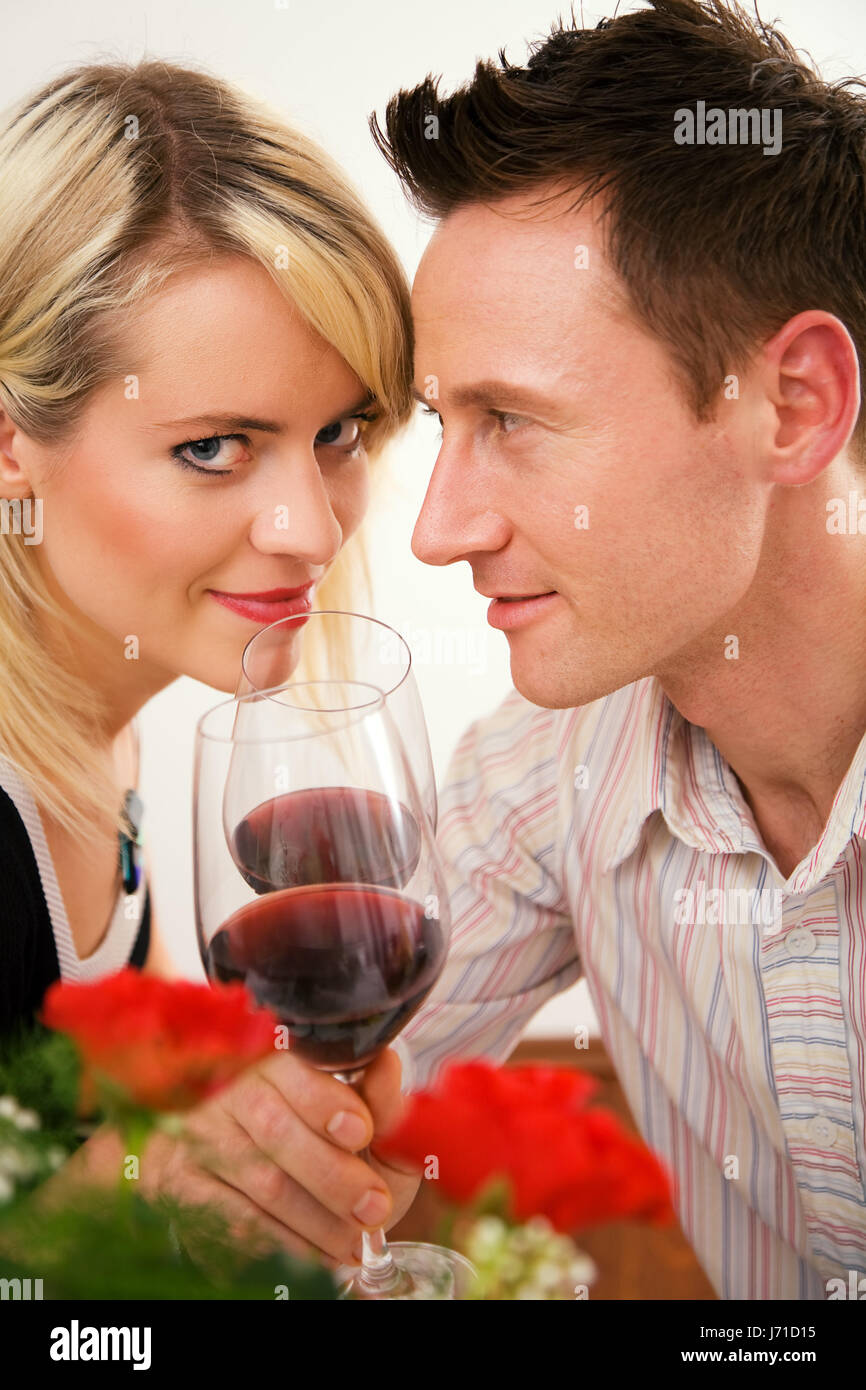 romantic wine glasses intimacy food dish meal supper dinner red woman ...